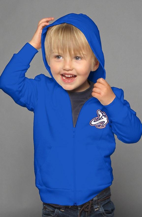 Athletic Apparatus Kids Royal Blue zip hoody